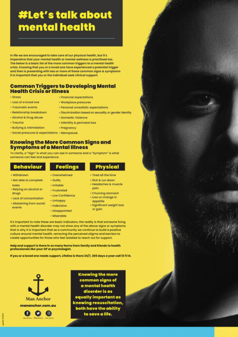 Free #LetsTalk Poster - Man Anchor